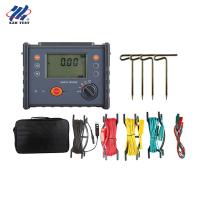 China Digital Earth Resistance Tester Soil Resistivity 2 3 4 Pole 30kOhm 9000kOhm m| XHDJ706 for sale