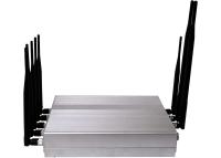 China 8 antenna VHF/UHF +3G mobile phone signla jammer/blocker for sale