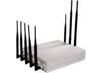 China 8 antenna VHF/UHF +3G mobile phone signla jammer/blocker for sale
