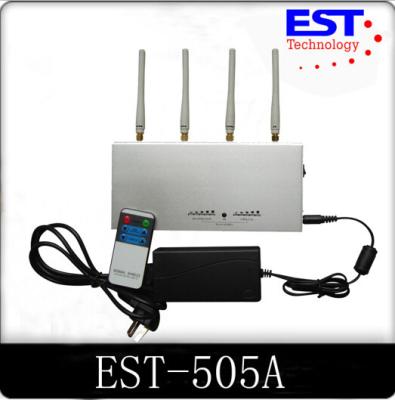 China Professional Auditoriums Cell Phone Signal Jammer With Jamming Range 15m for sale