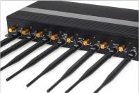 China Power Adjustable Cell Phone Signal Jammer With GSM 930-960MHz DCS 1805-1980MHz for sale