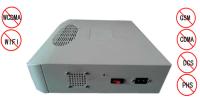 China Portable Cell Phone Jammer , 1-15M Built - In Wireless Signal Jammer for sale