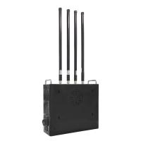 China High Power 40W Remote Control Jammer 200m Blocking 4 Antennas Wireless Signal for sale