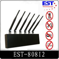 China Black Cell Phone Scrambler Device For Wifi / Bluetooth / Wireless Vedio for sale