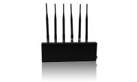 China Black Cell Phone Scrambler Device For Wifi / Bluetooth / Wireless Vedio for sale