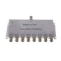 China High Isolation 8 Way Power Divider / Power Splitter 800-2500MHZ , N-female Connector for sale