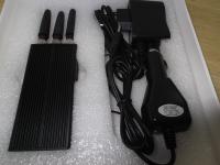 China EST-808KC GPS Signal Jammer + Mobile Phone Blocker With 3 Antenna , Black for sale