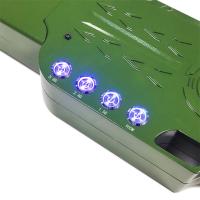 China 6 Bands Full Coverage Portable Gun Style Anti Drone UAV Jammer 1500 Meters Jamming Distance for sale