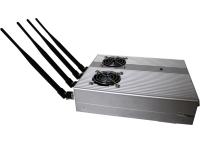 China 6W Cell Phone Signal Jammer / Shielder / Blocker EST-505BF with 4 Antenna for sale