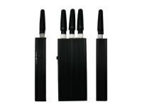 China CDMA / GSM Portable Cell Phone Jammer / Blocker 25dBm With 3 Antenna for sale