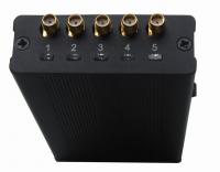 China WIFI GPS Portable Cell Phone Jammer EST-808KG With Five Antenna , Black for sale