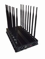 China 16 Channels Cell Phone Signal Jammer Desktop Signal Jammer for military use for sale