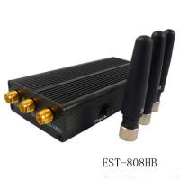 China Portable 3G GSM CDMA Cell Phone Signal Jammer 25dBm For Office , 3 Antenna for sale