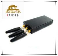 China Portable 3G GSM CDMA Cell Phone Signal Jammer 25dBm For Office , 3 Antenna for sale