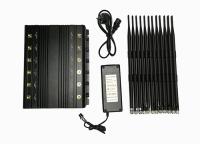 China 12 Antenna GPS Signal Jammer Wall Mount Blocker For Isolating Car Gps Signal for sale