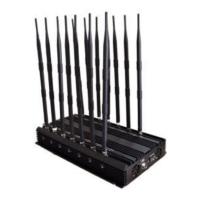 China 14 antenna high power adjustable Cell Phone Signal Jammer full coverage for all the signals for sale