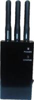 China 808HE 3G / WIFI / GPS Portable Cell Phone Signal Jammer 30dBm , 3 Antenna for sale
