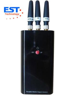 China Handheld 3G Portable Cell Phone Jammer / Blocker EST-808HA , 2100 - 2200MHZ for sale