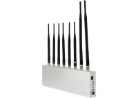 China 8 Antenna WIFI GPS Signal Jammer EST-808M With VHF / UHF For School for sale