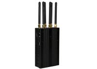 China 10 Meters Range Portable Cell Phone Jammer 30dbm With DCS / PHS , 6 Antenna for sale