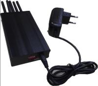 China 3G WIFI GPS Signal Jammer Shield with 5 Antenna , 10m Jamming Range for sale