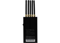 China 3G WIFI GPS Signal Jammer Shield with 5 Antenna , 10m Jamming Range for sale