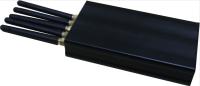 China 3G WIFI GPS Signal Jammer Shield with 5 Antenna , 10m Jamming Range for sale