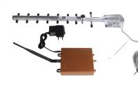 China 3G 2100MHz Micro Power Cell Phone Signal Repeater AGC / AGC , Golden for sale