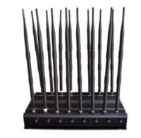 China 16 Antennas GPS Signal Jammer for Car / Office Use , cell phone jammer block for sale