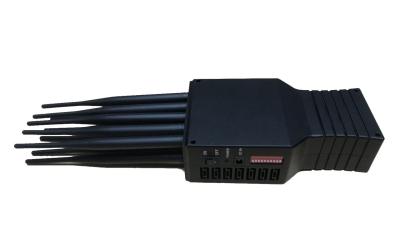 China VHF UHF Lojack Radio small pocket jammer 10 antennas CDMA GSM 3G 4G WiFi for sale