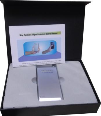 China Portable GPS Signal Jammer Built-in Antenna With AC And Car Adaptor 808SF1 for sale