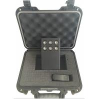 China Hidden wireless microphone jammer / Metal Audio Signal Jammer Black for sale