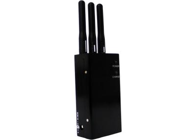 China 3 Antenna 2.4W Portable Cell Phone Jammer GPS / WIFI / 2G / 3G With Car Charge for sale