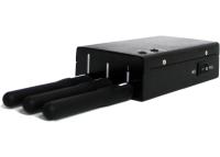 China 3 Antenna 2.4W Portable Cell Phone Jammer GPS / WIFI / 2G / 3G With Car Charge for sale