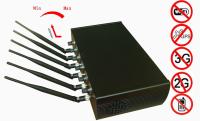 China Adjustable Mobile Phone Remote Control Jammer / Blocker For School EST-505F for sale