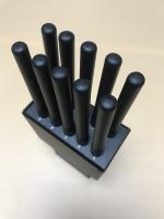 China 30dBm Handheld Cell Phone Signal Jammer Adjustable 10 Bands 3G WIFI GSM CDMA Signal Blocker for sale