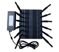 China Optional IoT Smart Management Software Control EST-804F12 12 Bands Cell Phone 2G 3G 4G 5G WIFI Signal Jammer for sale