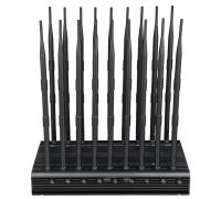 China EST-502F18 Cell Phone Blocker 18 Bands WIFI GPS VHF UHF 315 433 868 Signal Jammer for sale