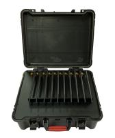 China Radius 1-40m 2W 10 Channels 5G Signal Jammer Portable Suitcase for sale