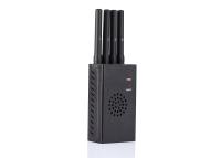 China WiFi 2.4G 5.8G Bluetooth Glonass GPS Signal Jammer 4 Bands 15m for sale