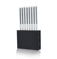 China 2G 3G 4G WiFi Signal High Power Cell Phone Jammer 960MHz 8 Band for sale