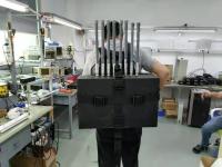 China Backpack Cell Phone Signal Jammer 8 Antennas GSM 3G 4G 5G 10Watt For Farm for sale
