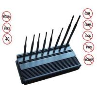 China 8 Channels Full Frequencies Cell Phone Signal Blocker with Good Cooling for sale