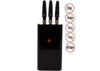 China Security 3G Portable Cell Phone Jammer 25dBm CDMA / GSM Blocker for sale