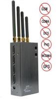 China 4 Channels Portable Cell Phone Jammer 1500MHz - 1600MHz GPS Blocker for sale