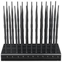 China Indoor Remote Control Mobile Phone Signal Jammer Radius 40m 22 Omnidirectional Antennas for sale