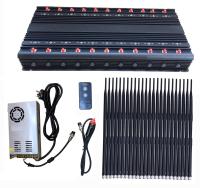 China Indoor Remote Control Mobile Phone Signal Jammer Radius 40m 22 Omnidirectional Antennas for sale