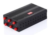 China 10m Portable Cell Phone Jammer 6 antennas Built in 7.4V 3600mAh Li-ion battery for sale