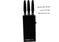 China 3 Bands Portable Cell Phone Jammer Handheld For WiFi Bluetooth GPS 3G for sale