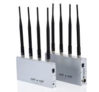 China 4 Antennas Cell Phone Signal Jammer Remote Control For CDMA GSM DCS PHS 3G for sale